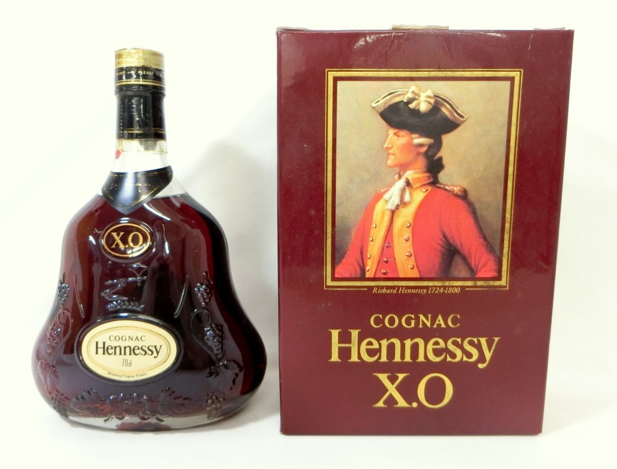 Yahoo!オークション - 1000円スタート 酒 COGNAC HENNESSY X.O クリア...