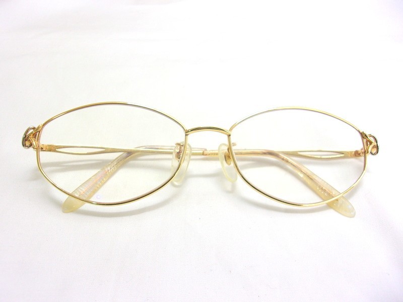 Yahoo!オークション - 1000円スタート 眼鏡 Frame Japan SN-1006 K18 K...