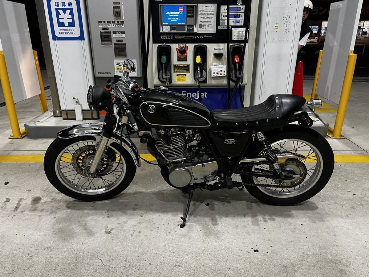 Yahoo!オークション - YAMAHA SR400 FI 400cc カフェレーサー仕様 車体...