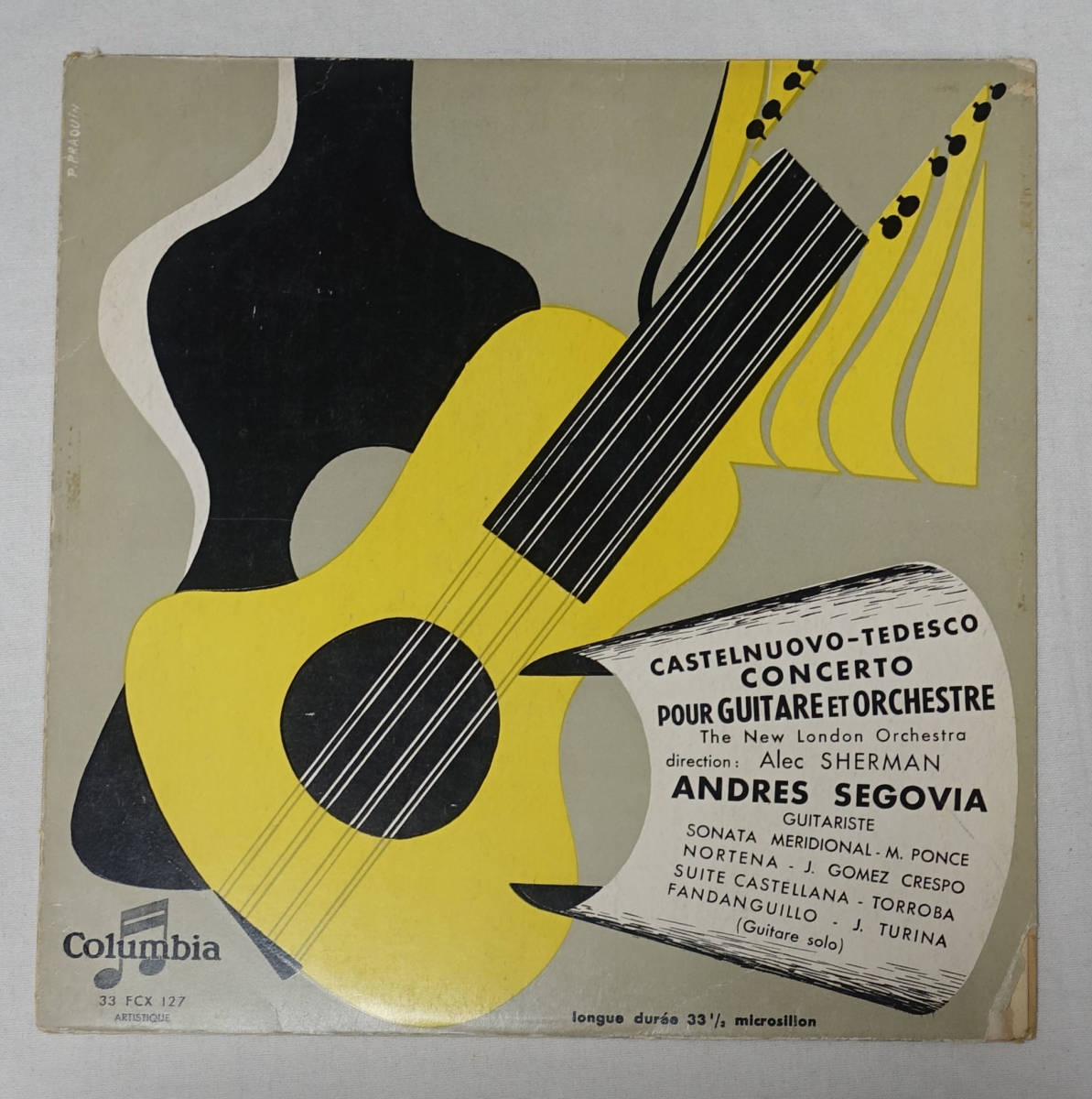 代購代標第一品牌－樂淘letao－仏Columbia 33FCX 127 アンドレス・セゴビアのリサイタル