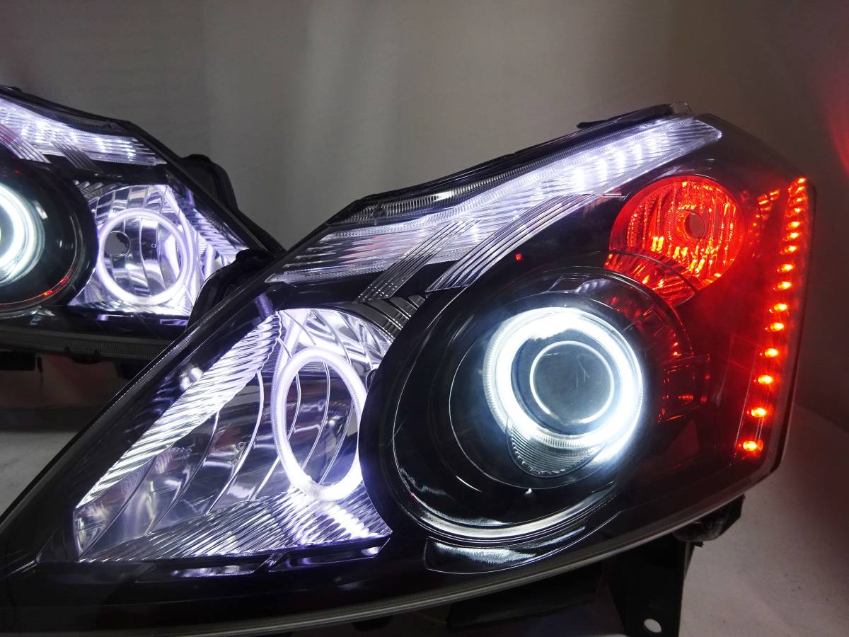 激レア プレサージュ U31 TNU31 後期 ヘッドライト ヘッドランプ ワンオフ カスタム 加工品 インナーブラック イカリング CCFL 左右(ヘッドライト)｜売買されたオークション情報 ...