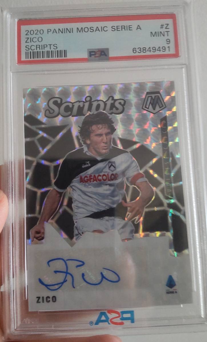 代購代標第一品牌-樂淘letao-ジーコ 直筆 サイン Psa Panini2020年 Zico Auto😫 Descubra A