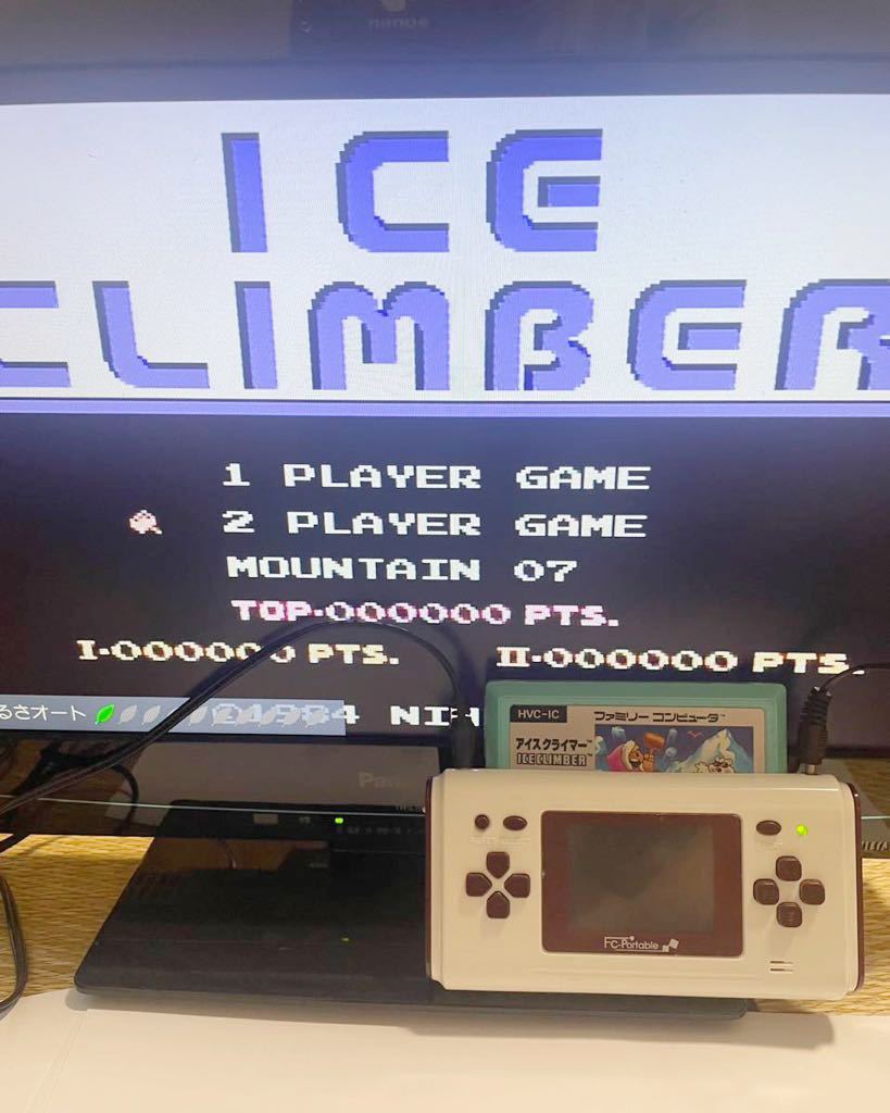 代購代標第一品牌－樂淘letao－FC-Portable ファミコン用ゲームカセット対応互換機 本体 箱付 取扱説明書 出力ケーブルACアダプター 携帯型 ポータブル レトロ ジャンク品