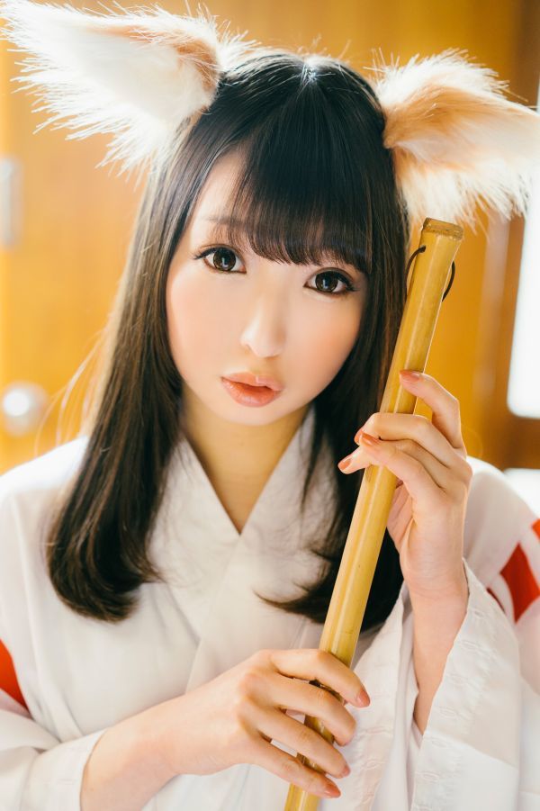 代購代標第一品牌-樂淘letao-コスプレrom写真集「ぼくのもとにとつぜん、どんぎつねが舞い降りた」福田もか巫女ランジェリー巨乳パンチラ