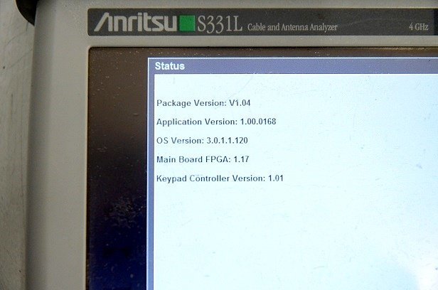 Anritsu/アンリツ ケーブルアンテナアナライザー SiteMaster S331L(その他)｜売買されたオークション情報、yahooの商品情報をアーカイブ公開 - オークファン ...