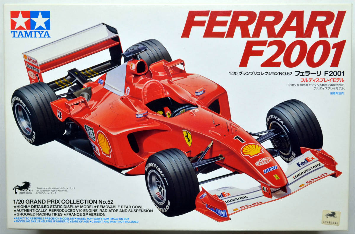 Yahoo!オークション - こんな TAMIYA タミヤ フェラーリ F2001 1/20 ...