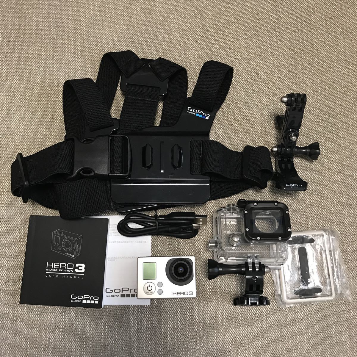 Yahoo オークション Gopro Hero3 Silver Edition チェストマウント
