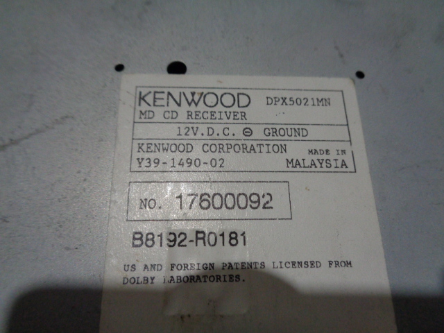 Yahoo!オークション - (H26) 当時物 ケンウッド CD MD 2DIN DPX5021MN ...
