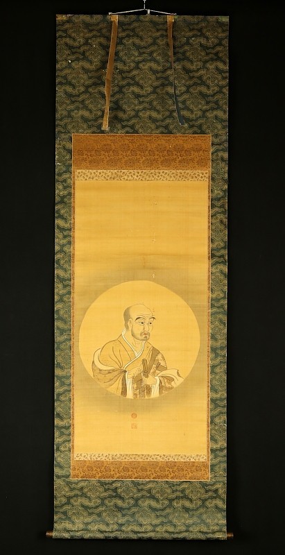 Yahoo!オークション - 2881 【真作】 天台宗寺院旧蔵 元三大師像 肉筆 ...