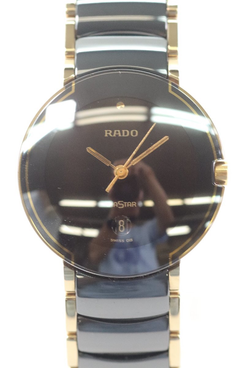 代購代標第一品牌－樂淘letao－RADO ラドー DIASTAR ダイヤスター 129.0301.3 クォーツ デイト メンズ 腕時計 セラミック 6895-N