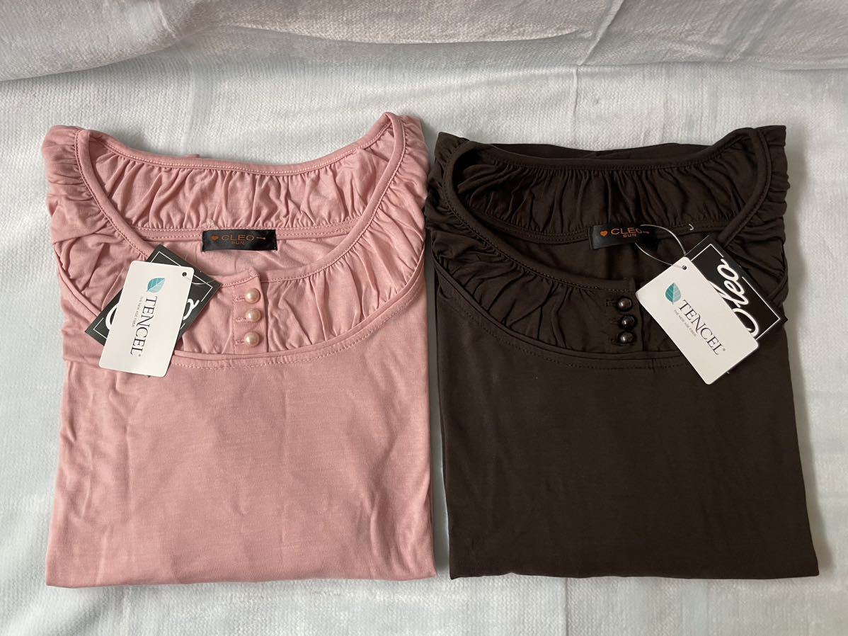 Yahoo!オークション - 未使用) CLEO SUN クレオサン レディース トップ...