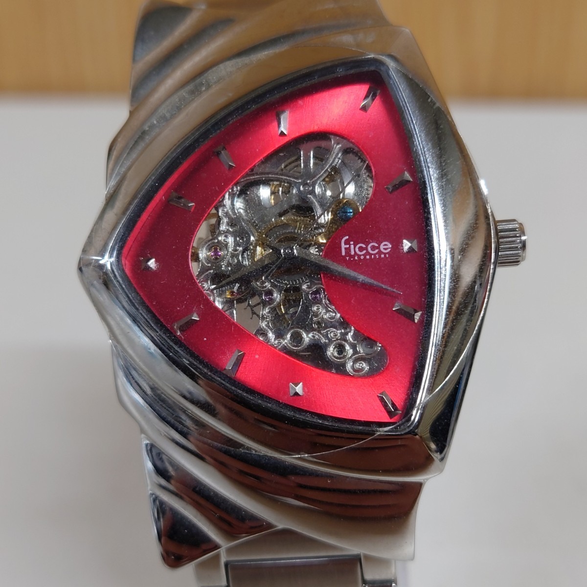 Yahoo!オークション - 1円~【実動】フィッチェ Ficce FC-11072 自動巻...