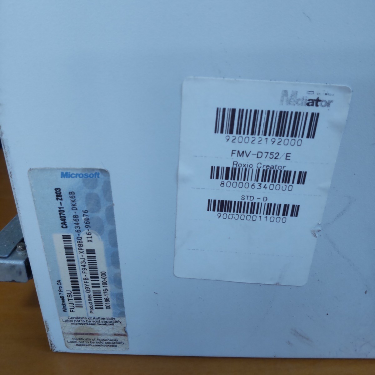 Yahoo!オークション - 富士通 esprimo d752 Core i5 fmvdj4n0ee FUJITS...