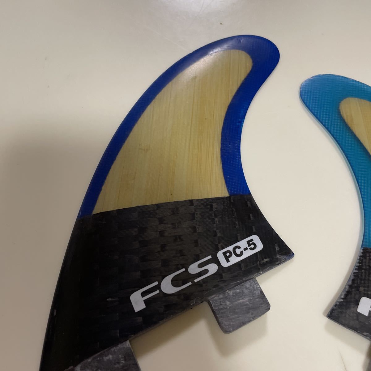 Yahoo!オークション - サーフボードフィン FCS PC－5 BANBOO＆カーボン...