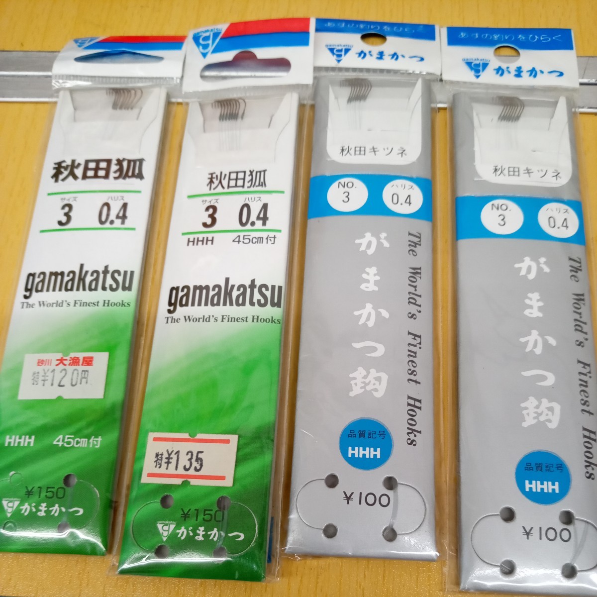 代購代標第一品牌－樂淘letao－秋田キツネ針 3号 4号 20点 ワカサギ タナゴ 他 釣具 j7173