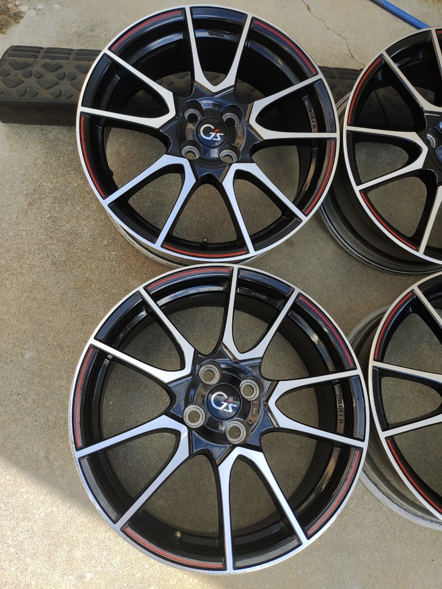 Yahoo!オークション - トヨタ純正 アクアg s 17インチ アルミホイール