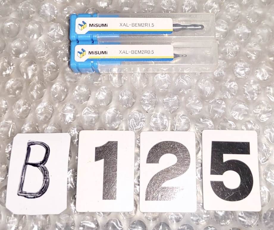 Yahoo!オークション - ミスミ エンドミル 2本 NO B125