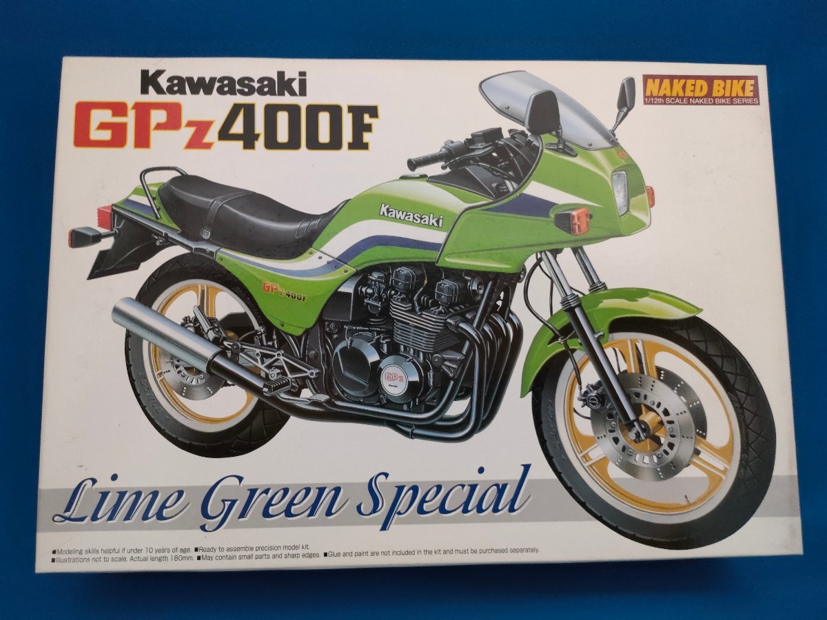 Yahoo!オークション - カワサキ GPZ400F （ライムグリーン） （1/12ス...