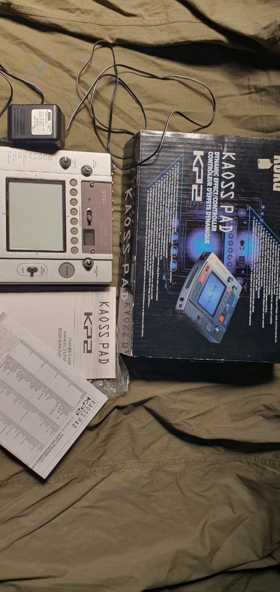 Yahoo!オークション - KORG エフェクター kaosspad2 kaosspad kp2 箱説...