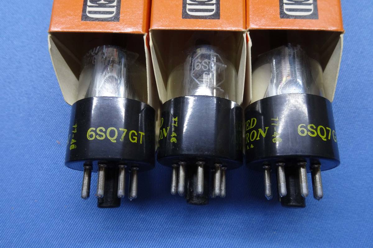 Yahoo!オークション - 2極3極管 6SQ7-GT UNITED製 3本まとめて出品 未...