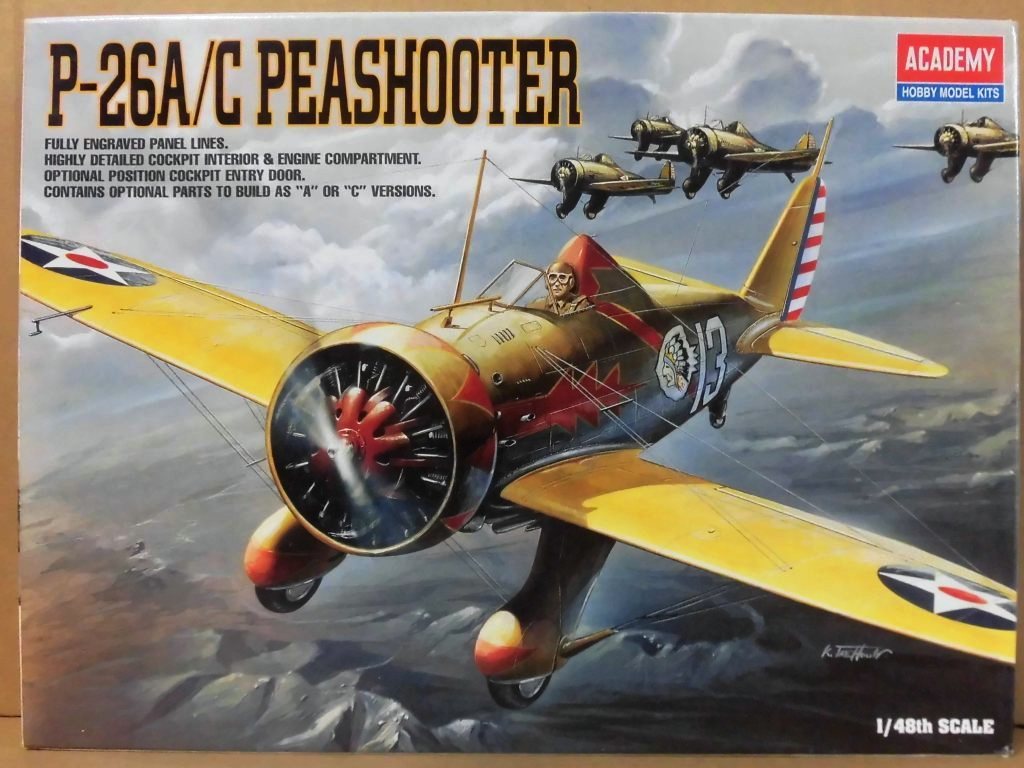 Yahoo!オークション - アカデミー 1/48 ボーイング P-26A/C ピー...