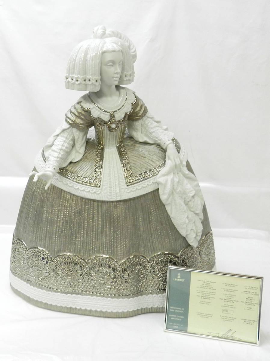 1000円スタート 大型フィギュリン LLADRO リヤドロ La Menina メニーナ Re-Deco リ デコ 1000点限定 証明書付 陶器人形 8 A225(リヤドロ)｜売買された ...