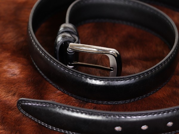 Yahoo!オークション - セレクト出品 DT-121A 本革 ブラック ミドル=ス...