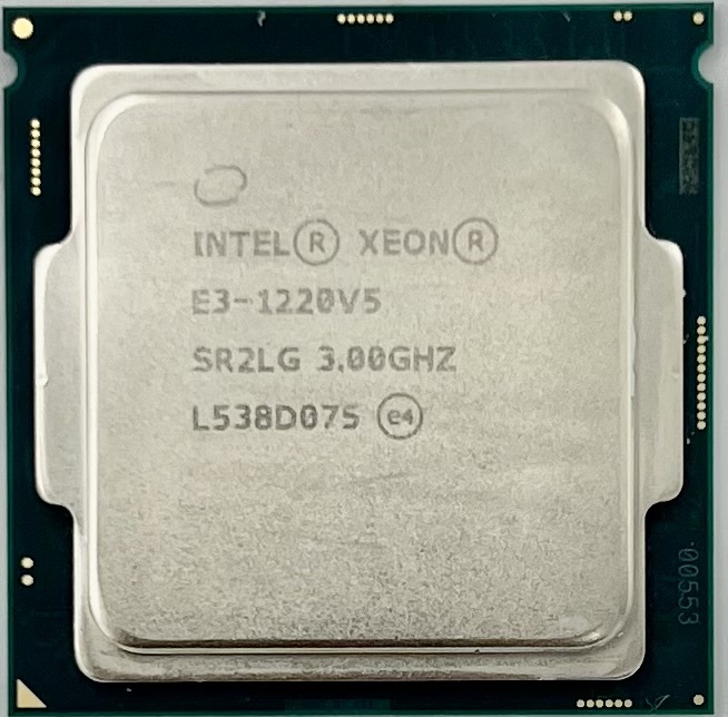Yahoo!オークション - 動作良好品 Intel Xeon E3-1220 V5 3.00GHz SR2...