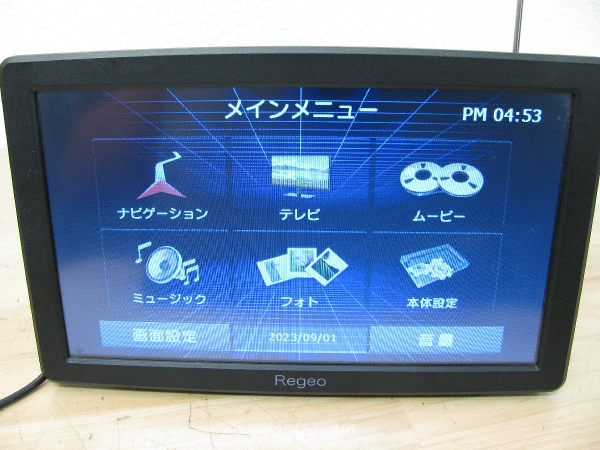 Yahoo!オークション - [106470-A]Regeo 大画面9インチ ポータブルナビ ...