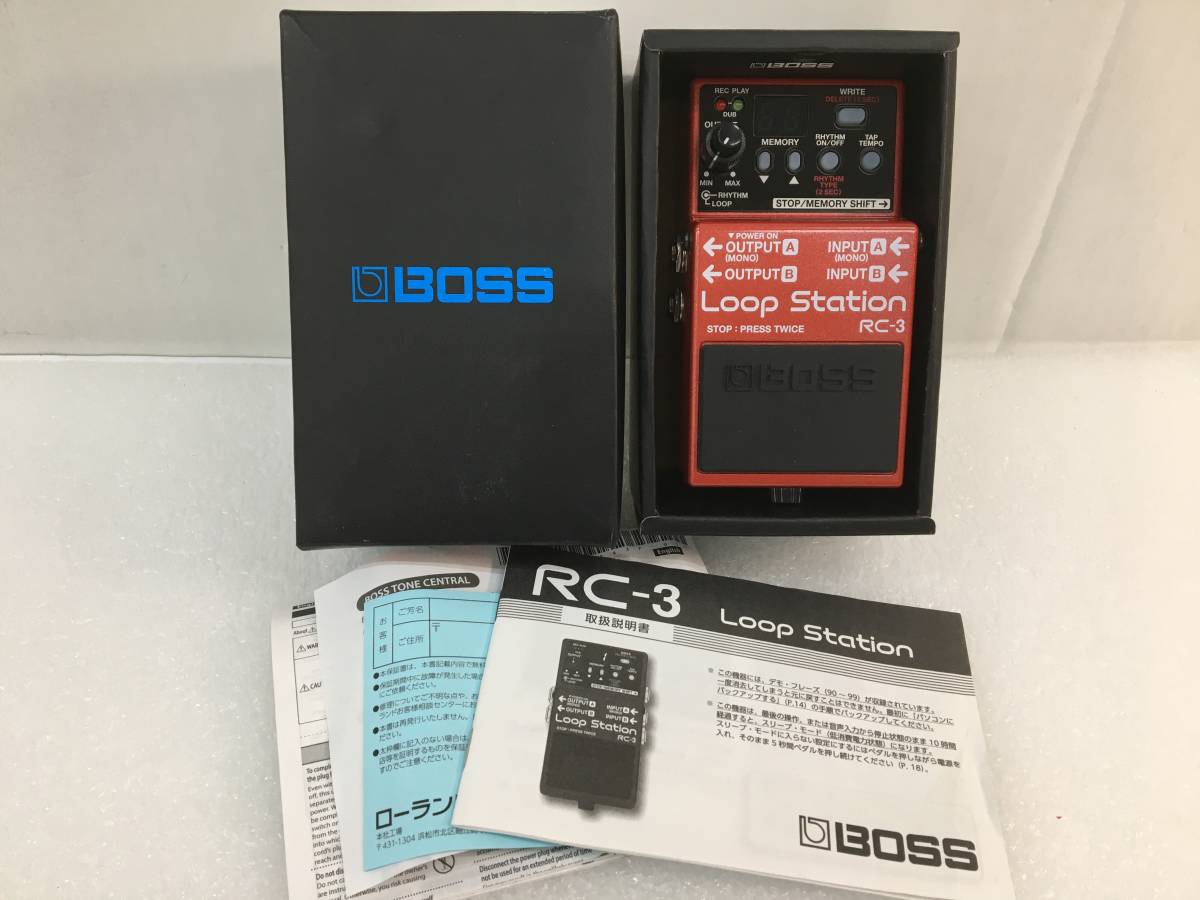 Yahoo!オークション - BOSS RC-3 Loop Station ルーパー エフェクター...