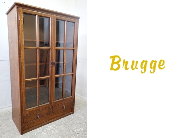 Yahoo!オークション - P284 美品 三越ブルージュ/Brugge オーク材 書...