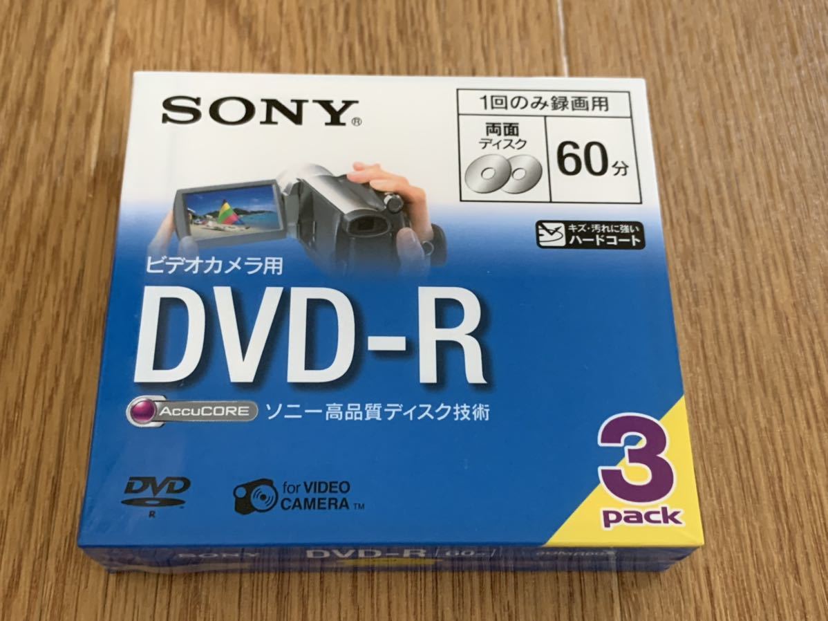 Yahoo!オークション - SONY ビデオカメラ用 DVD-R 3枚パック 8cm 新品...