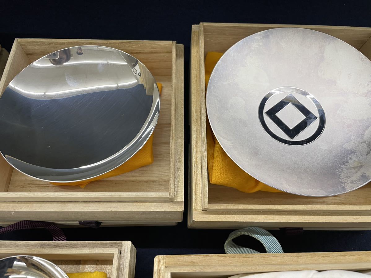 ヤフオク! - 純銀杯 まとめて 総重量1102g 全て「純銀」刻印...