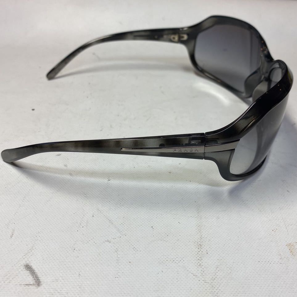 代購代標第一品牌－樂淘letao－PRADA プラダ SPR14G 72 16 77I-3M1 110 2N サングラス クリアブラック マーブルフレーム GACT ガクト p2309122