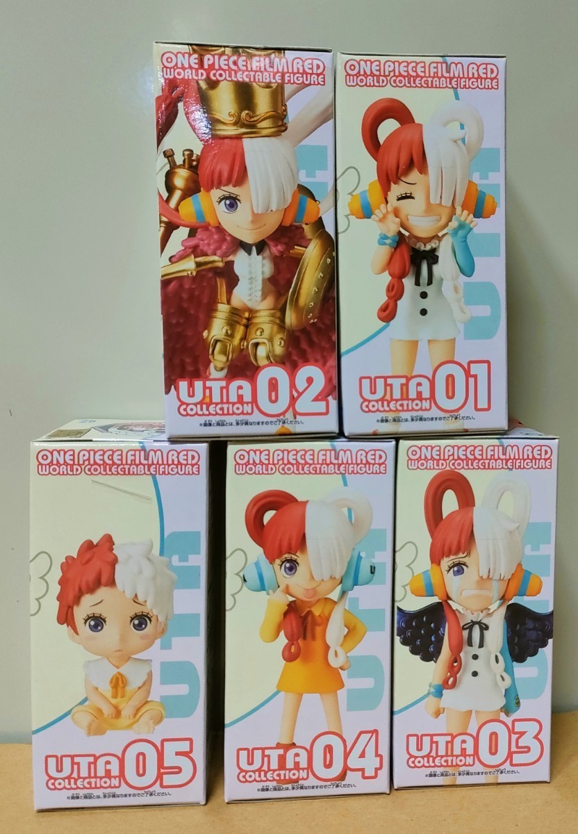 代購代標第一品牌－樂淘letao－ワンピース WCF ウタ ONE PIECE FILM RED ワールドコレクタブルフィギュア UTA COLLECTION ワーコレ 全5種セット 追跡番号 ...