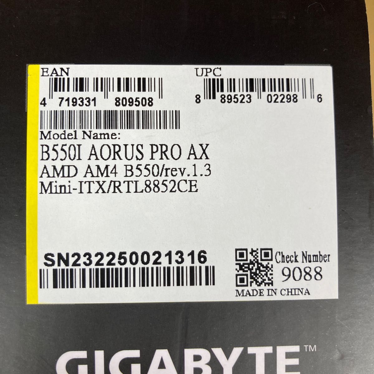 中古/GIGABYTE B550I AORUS PRO AX rev 1 3|Yahoo!フリマ(旧 中古/GIGABYTE B550I AORUS PRO AX rev 1 3|Yahoo!フリマ(旧