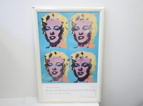 Yahoo!オークション - 5837 希少 大型 アンディウォーホル マリリンモ...