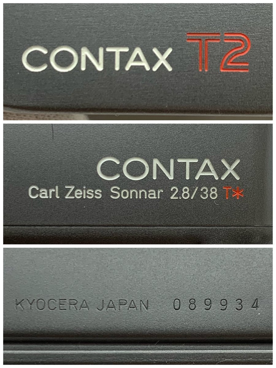 Yahoo!オークション - 1円～/CONTAX/コンタックス/T2/Carl Zeiss Sonna...