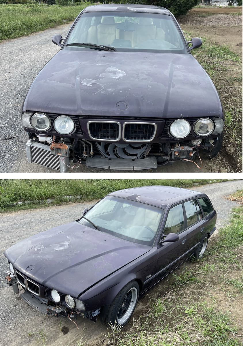 代購代標第一品牌－樂淘letao－希少 ! 1995年 BMW M5 E34 ツーリング ワゴン 部品取り 書類無し 生産終了モデル 900台弱しか存在しない