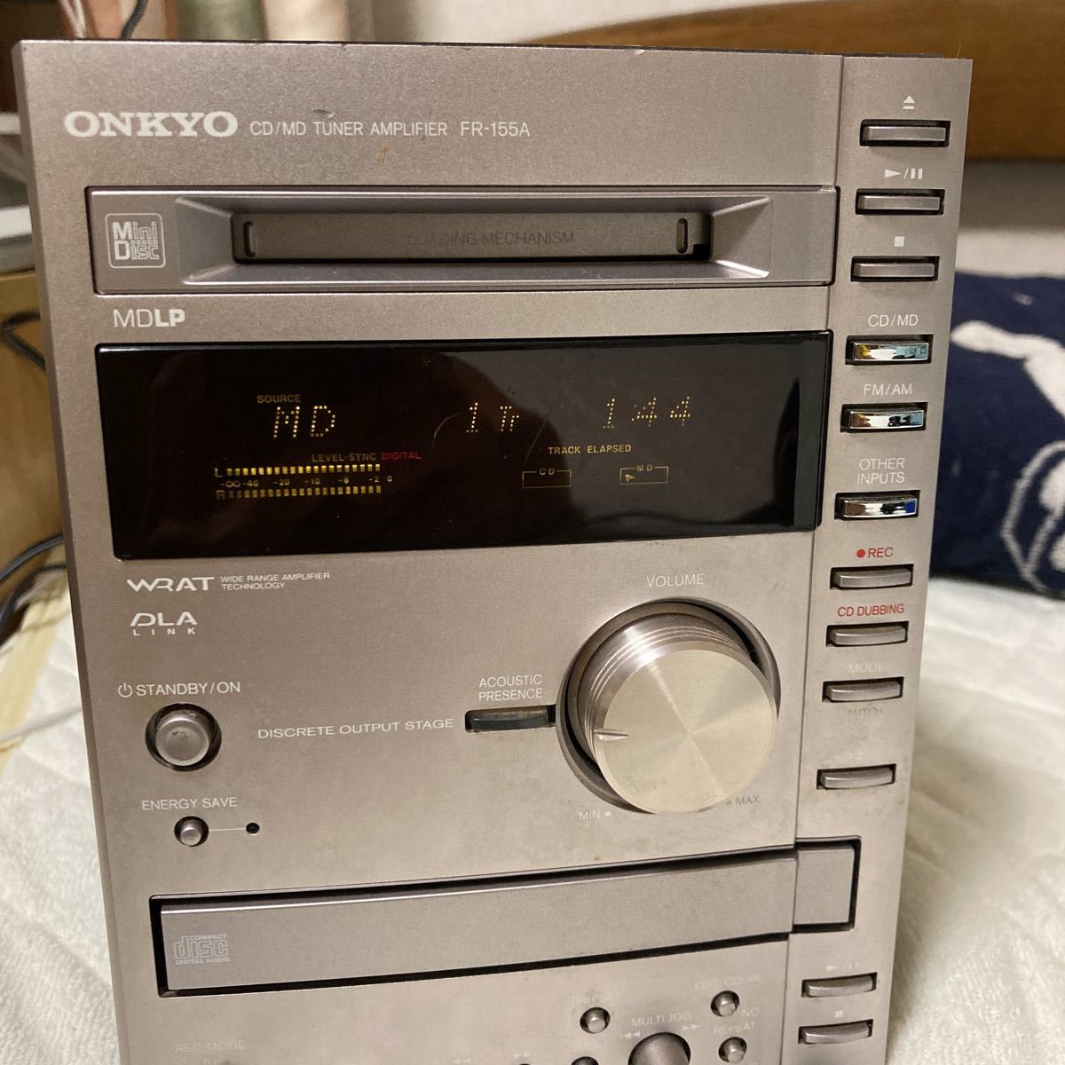 Yahoo!オークション - MD再生OK ONKYO オンキョー MDLP システムコンポ...