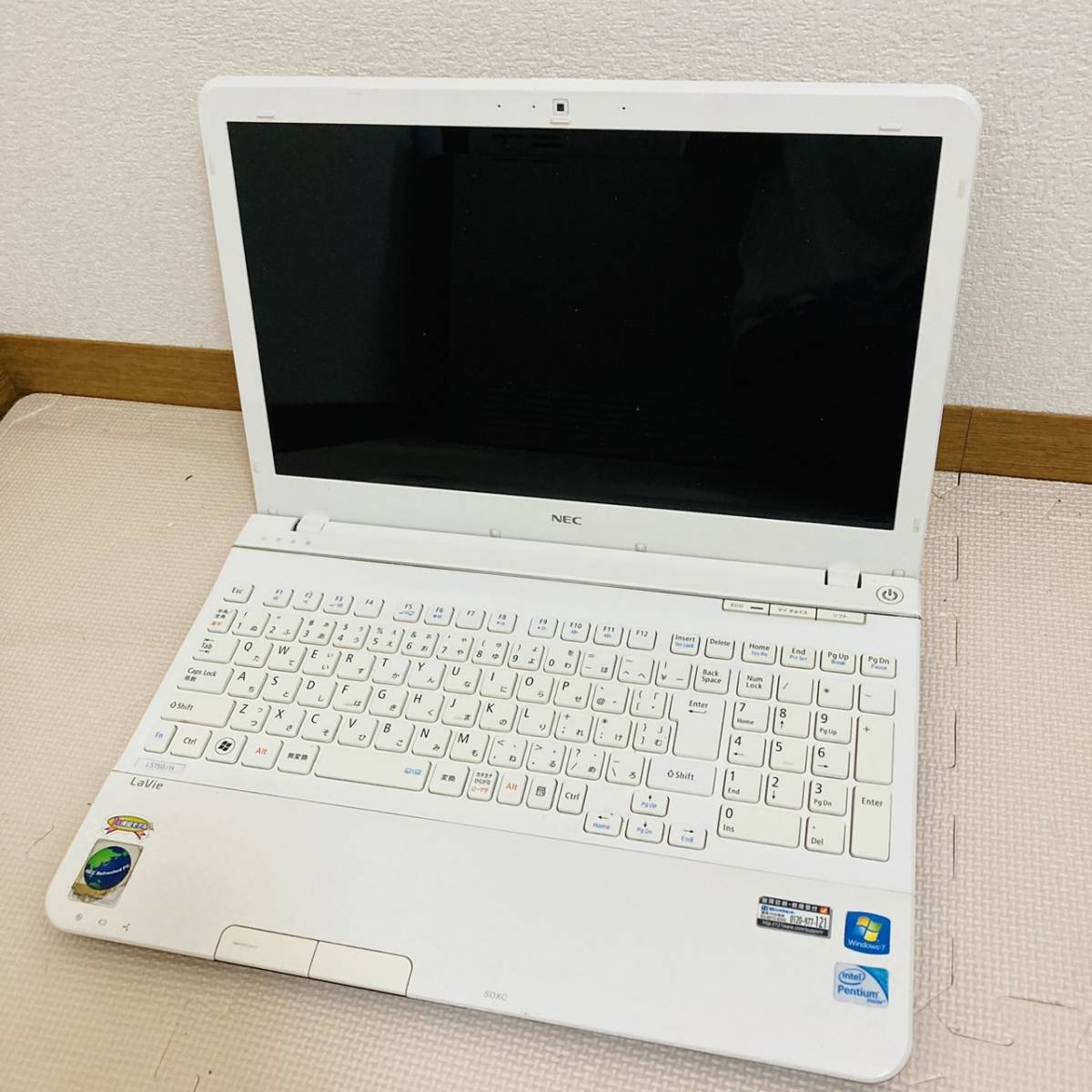 Yahoo!オークション - ジャンク出品 ノートPC NEC LS150/H Pentium メ...