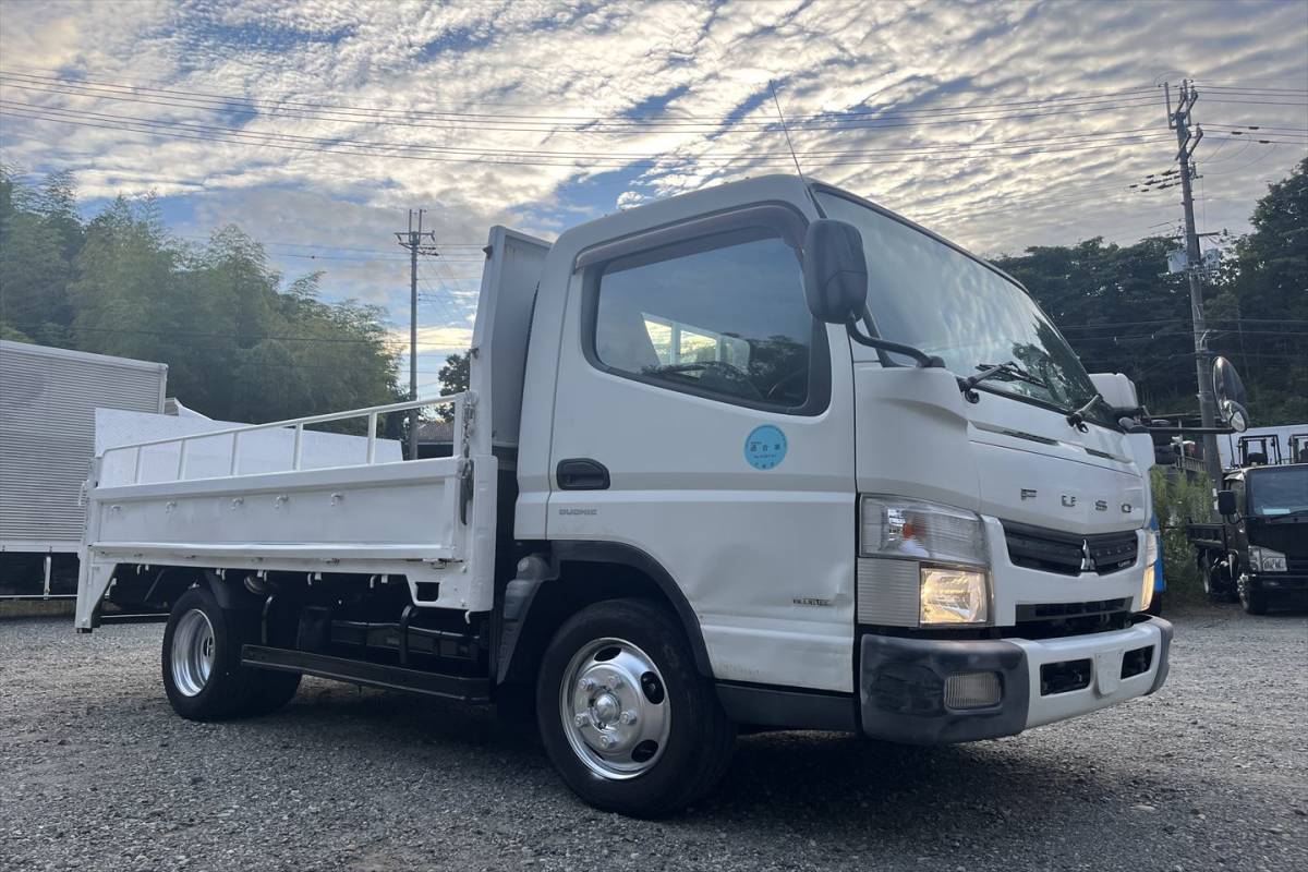 Yahoo!オークション - 動画有 売り切り H24年 三菱 キャンター 平ボデ...