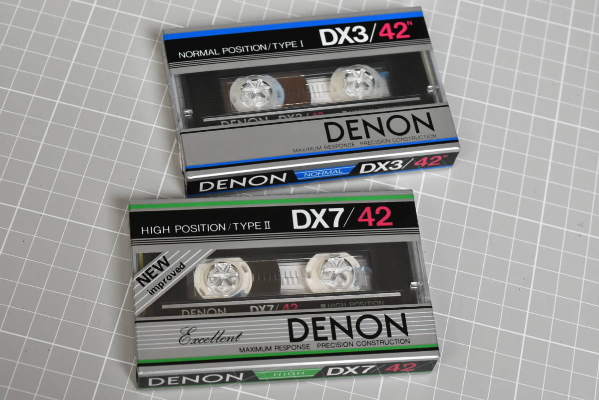 Yahoo!オークション - カセットテープ【DENON DX3/42 DX7/42】デンオ...