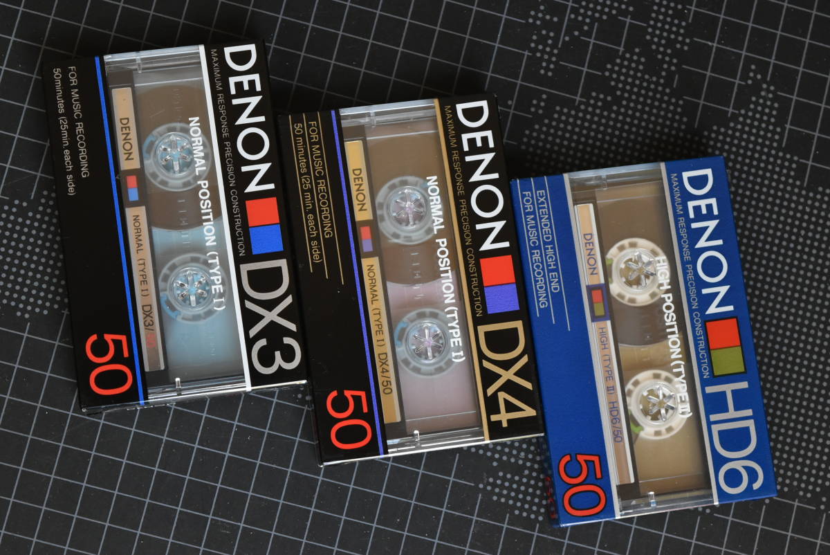 Yahoo!オークション - カセットテープ【DENON DX3/50・DX4/50・HD6/...