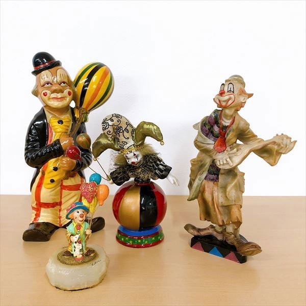 713 ピエロ 置き物 貯金箱 オブジェ インテリア 4点まとめて 陶器 樹脂 など(洋風)｜売買されたオークション情報、yahooの商品情報をアーカイブ公開 - オークファン（aucfan.com）