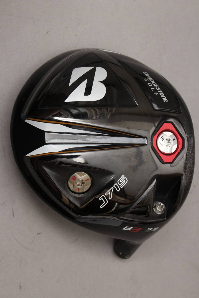 代購代標第一品牌－樂淘letao－100円～【良品】ブリヂストン ドライバー BRIDGESTONE J715 B3《1W/9.5°》クラウン美品 ヘッドのみ ゴルフ ＃60※4678