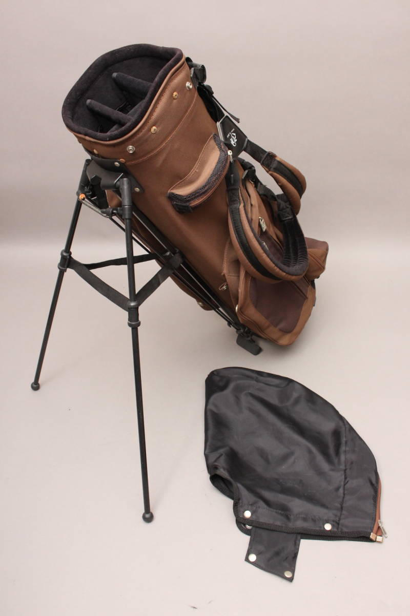 100円 良品 ZOY ゾーイ キャディバッグ 7.5型 スタンド 5分割 軽量 ブラウン 3点式ショルダー フード ゴルフバッグ ＃160 4693(その他)｜売買されたオークション情報 ...