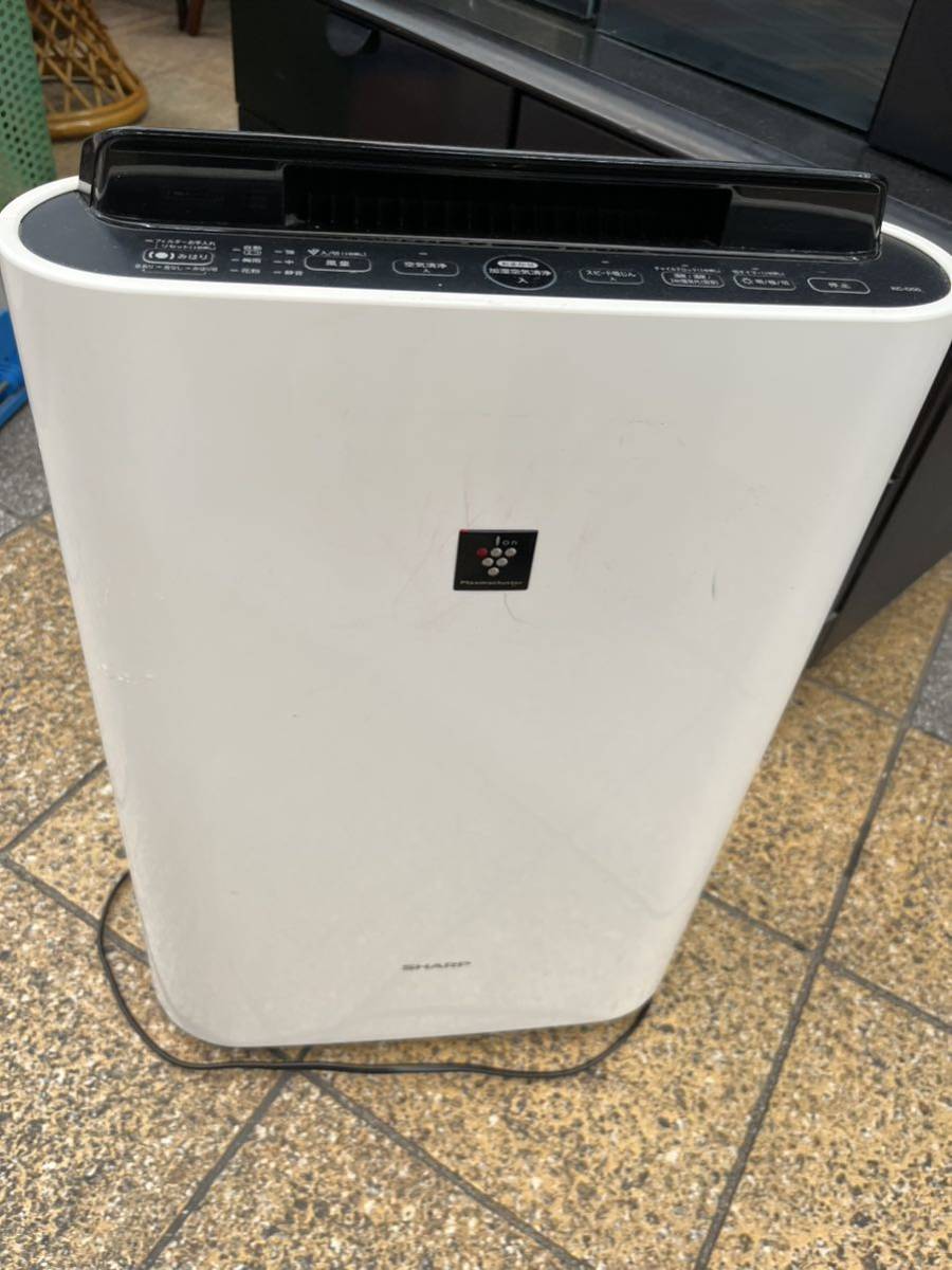 Yahoo!オークション - SHARP シャープ 加湿空気清浄機 KC-D50-W ホワイ...