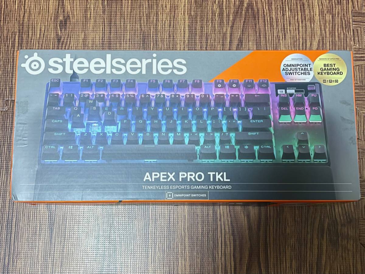 SteelSeries Apex Pro TKL 2023 64861 ゲーミングキーボード テンキーレス 有線 日本語配列 OmniPointスイッチ 有機ELディスプレイ搭載(USB ...