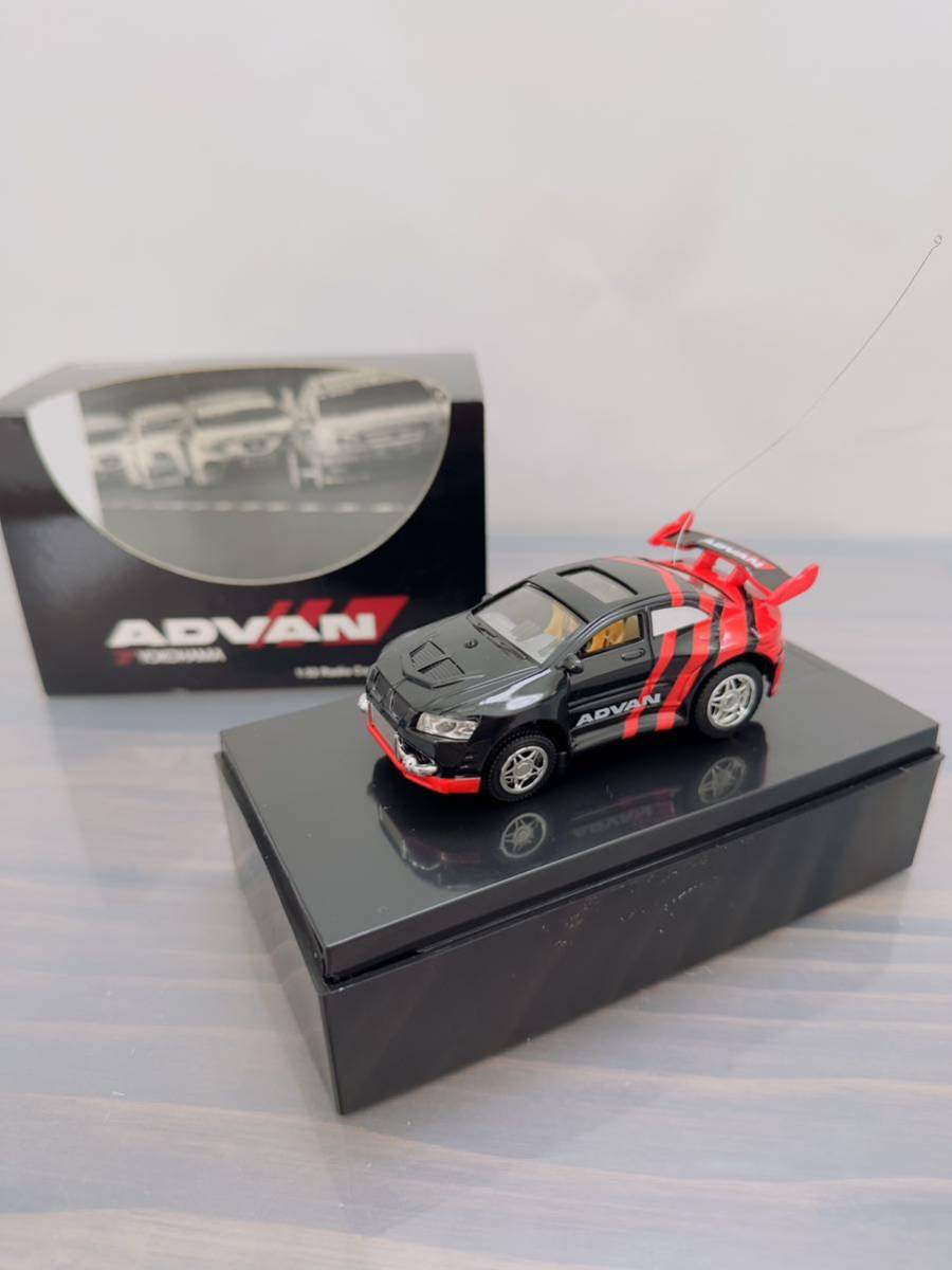 代購代標第一品牌－樂淘letao－ 1/52 ADVAN YOKOHAMA ミニ R/Cラジコン ランサー エボリューション
